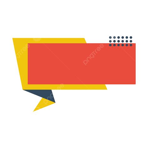 빨간색 노란색 텍스트 상자 벡터 빈 판매 레이블 빈 판매 레이블 벡터 배너 모양 Png 일러스트 및 벡터 에 대한 무료