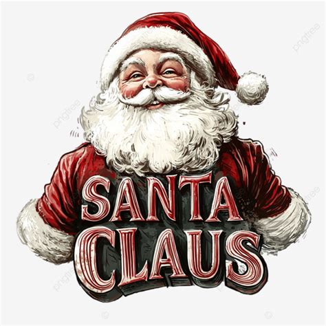 산타클로스 텍스트 효과 새해 초대장 그래픽 라인 새해 복 많이 받으세요 2025 Png 일러스트 및 이미지 에 대한 무료 다운로드 Pngtree