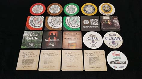 20 Coopers Beer Coasters Beermats Antique Price Guide Details Page