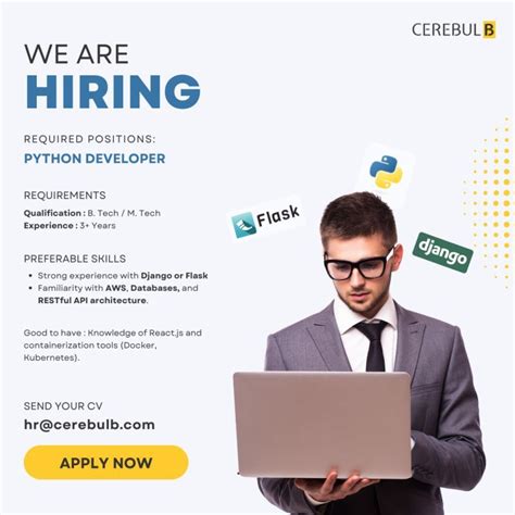 Pythondevelopers Pythondeveloper Hiring Cerebulb Cerebulb