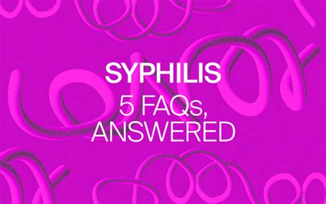 Syphilis 5 Things Lgbtq People Need To Know About The Sti Conor Clark