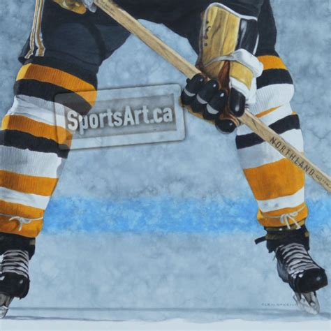 Young Bobby Orr Sports Art