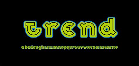 트렌디한 3d 글꼴 둥근 현대 알파벳 A에서 Z까지의 굵은 글자와 0에서 9까지의 숫자 벡터 일러스트레이션 10eps 3차원 형태에 대한 스톡 벡터 아트 및 기타 이미지