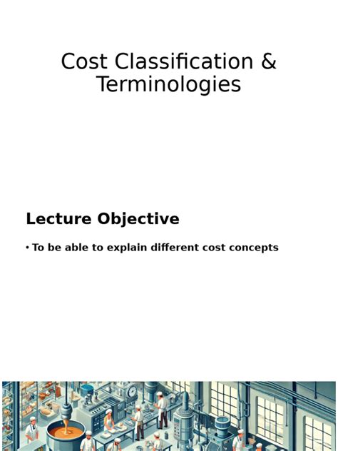 Cost Classification And Terminologies Pdf