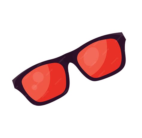 Premium Vector Sunglasses Isolated Cartoon Icon Vector Illustration