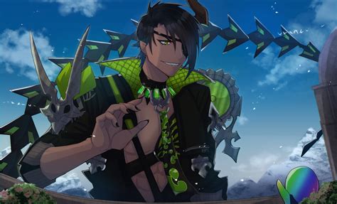 Aragami Oga And Omaesan Holostars Drawn By Sasago335 Danbooru