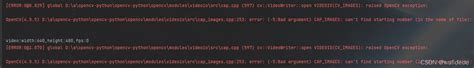 Pythonopencv调用usb摄像头的一些问题 Csdn博客