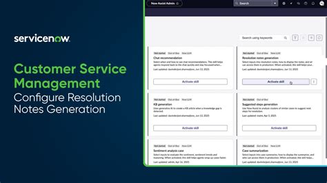 Now Assist For Csm Resolution Notes Generation Servicenow Community