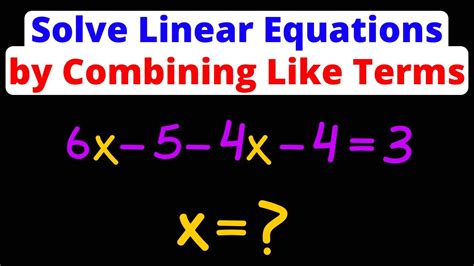 Free Solving Equations Combining Like Terms Worksheet Download Free