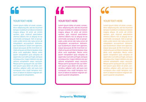 Quotation Mark Text Boxes Download Free Vector Art Stock Graphics And Images