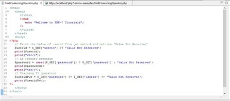 Learn About Null Coalescing And Spaceship Operators In Php7