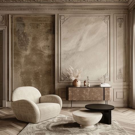 Возвращение к эклектике гипсовая лепнина становится новым трендом в дизайне интерьера 2024 в