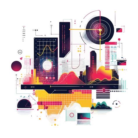 Premium Vector Dataanalyticsvectorillustrationtechnology