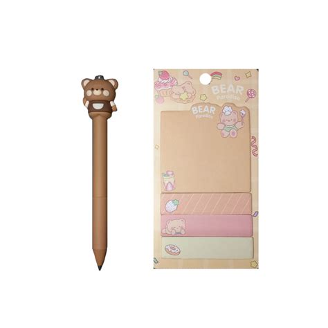 قیمت و خرید مداد مدل بی نهایت طرح خرس به همراه کاغذ یادداشت