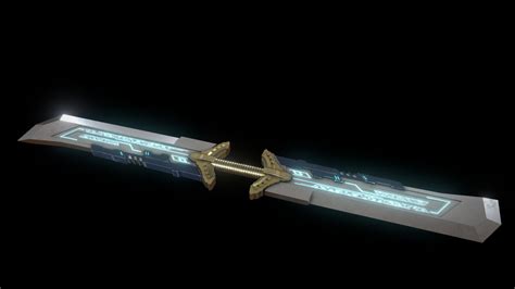 Thanos Infinity Sword With Emission Download Free 3d Model By