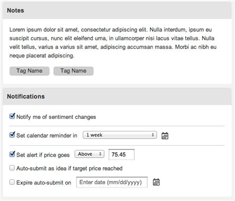 Notifications Wireframe Wireframe Name Tags Names