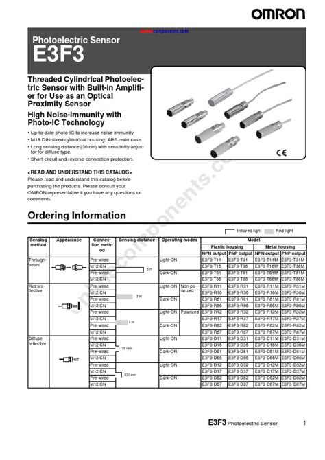 E3f Ds30c4 光电开关 说明书 360文档中心