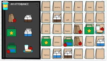 Easy Digital Attendance By Teacher Second Teachers Pay Teachers