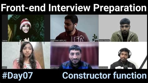 Front End Interview Preparation Day07 Constructor Function Frontenddeveloper Masai