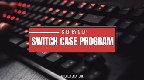 How To Use Switch Case Statements In Programming Youtube