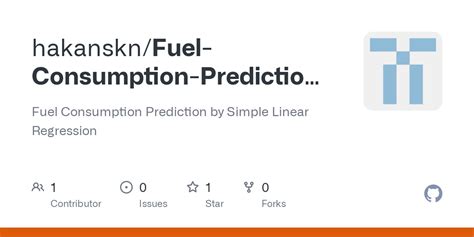Github Hakanskn Fuel Consumption Prediction Simple Linear Regression