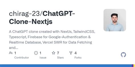 Github Chirag 23chatgpt Clone Nextjs A Chatgpt Clone Created With