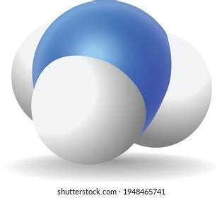 암모니아 구조화학식 및 분자모델 화학교육벡터 삽화 스톡 벡터 로열티 프리 Shutterstock