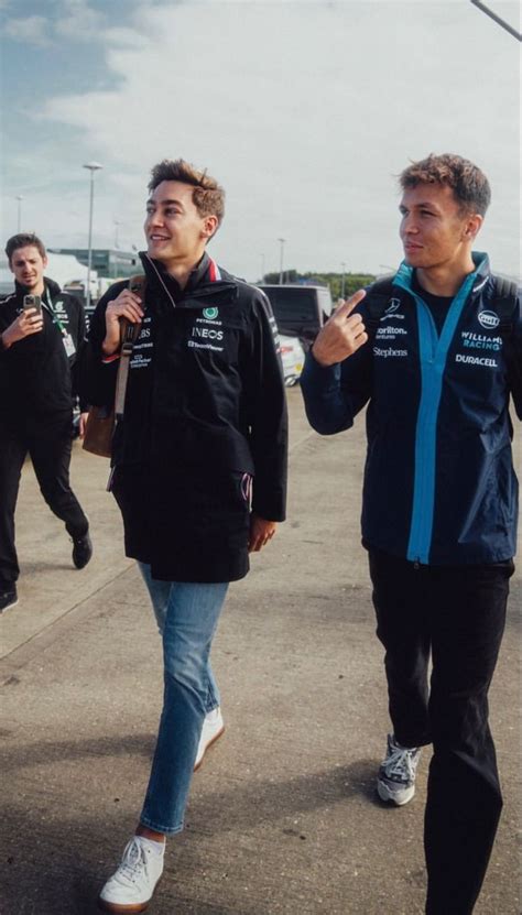 George Russell And Alex Albon