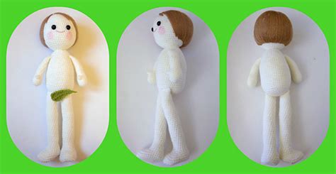 Ravelry Amigurumi Naked Boy Pattern By Allsocute Amigurumis