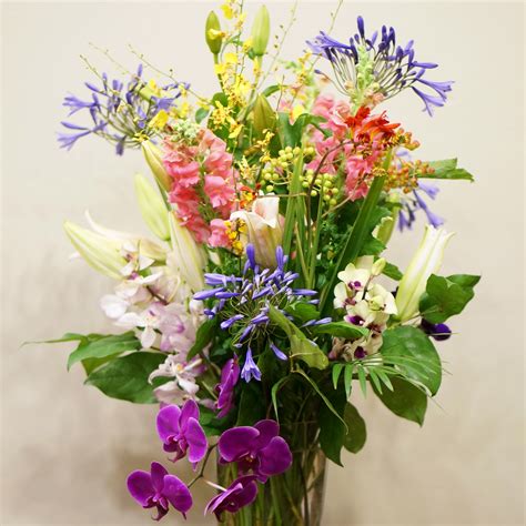 Картинки Букеты лилия Орхидеи цветок Львиный зев 2200x2200