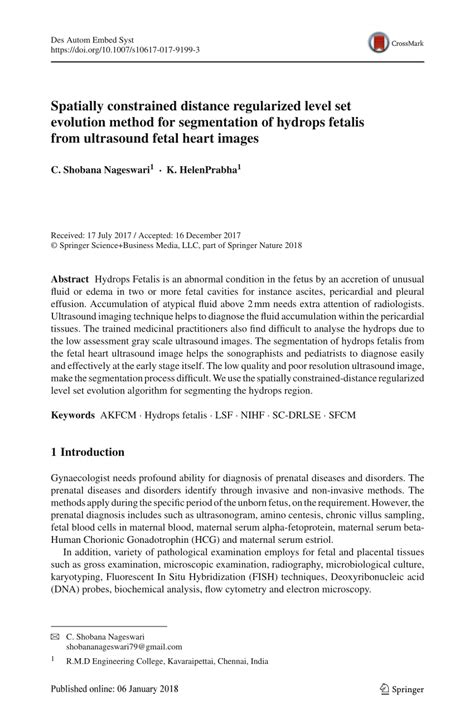 pdf spatially constrained distance regularized level set evolution
