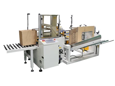 Vertical Small Robotic Case Carton Box Opening Erector With Bottom Taper Case Erector And Case