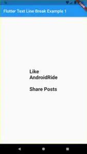 Ways To Break Text Line In Flutter Androidride