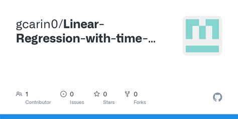 Github Gcarin0linear Regression With Time Interaction Lag Variables