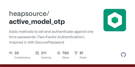 Github Heapsourceactivemodelotp Adds Methods To Set And