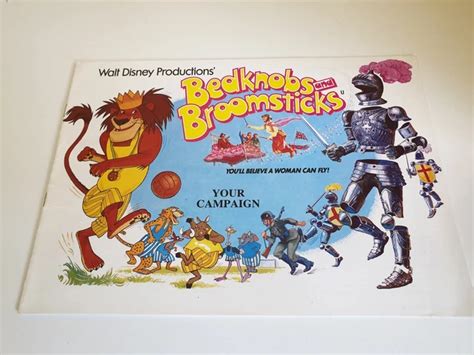 Walt Disney Bedknobs And Broomsticks Campaign Book 1979 £499 Picclick Uk