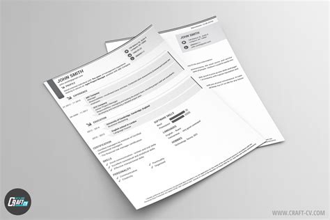 Modern Cv And Cover Letter Iris Cv Builder Craftcv