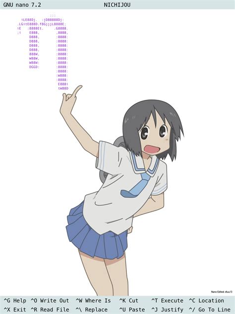 Gnu Nano Rnichijou