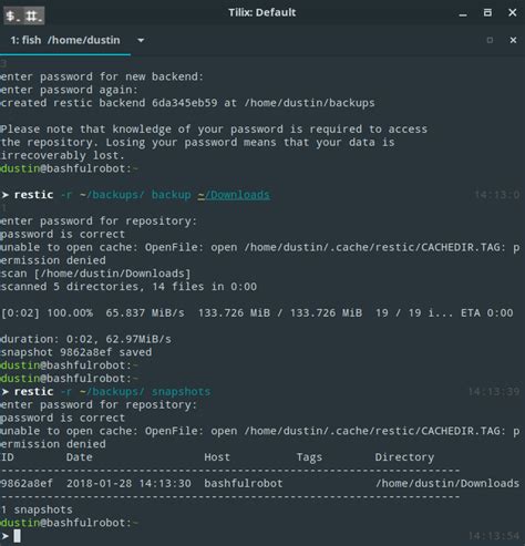 GitHub Bashfulrobot Snapcrafters Restic Create Snap Package For