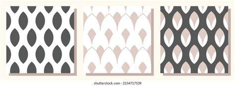 Classic Pattern Vector Illustration Set Stock Vector Royalty Free