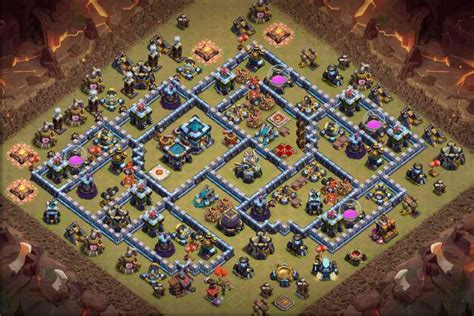 Strong Th13 Base War Anti 3 Star Layout Clash Of Clans 2024