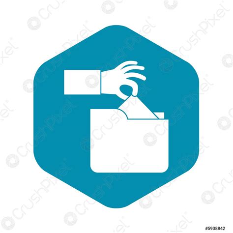 Robbery Secret Data In Folder Icon Stock Vector 5938842 Crushpixel