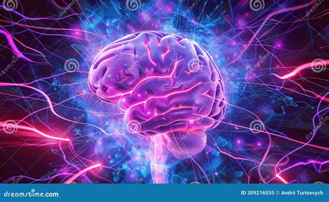 Illuminated Brain Neural Connections Visualized In A Stunning Display