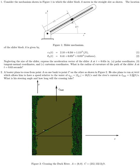 Consider The Mechanism Shown In Figure In Which The Slider Block A Moves In The Straight