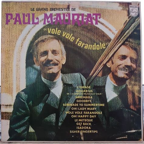 Le Grand Orchestre De Paul Mauriat Vole Vole Farandole Lp Plak