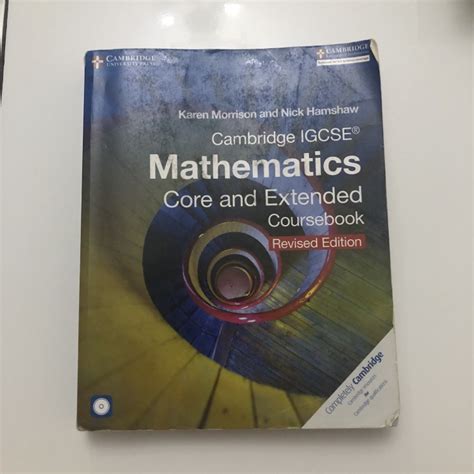 Jual Cambridge Igcse Mathematics Core And Extended Coursebook Karen Morrison And Lucille Dunne