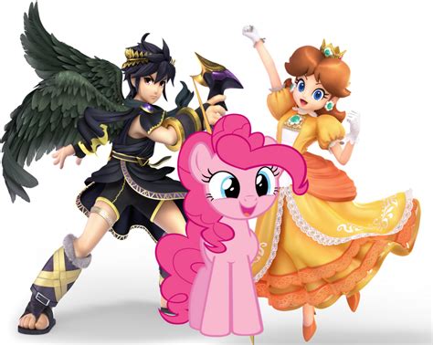 Dark Pit Pinkie Pie And Daisy By Avazquez9 On Deviantart