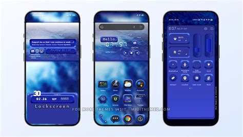 DVRK BLUE D MIUI Theme For Xiaomi Redmi Devices