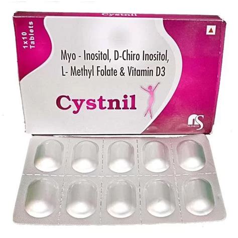 Tablets Cystnilmyo Inositol D Chiro Inositol L Methyl Flolate And Vitamin D3 At Best Price In
