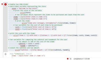 Answered I Am Doing Python Hoemwork Store Items Why My Code Shows Identation Errors File